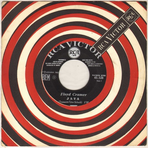 FLOYD CRAMER "JAVA" COUNTRY POP SP 1963 RCA VICTOR 45.528 | eBay