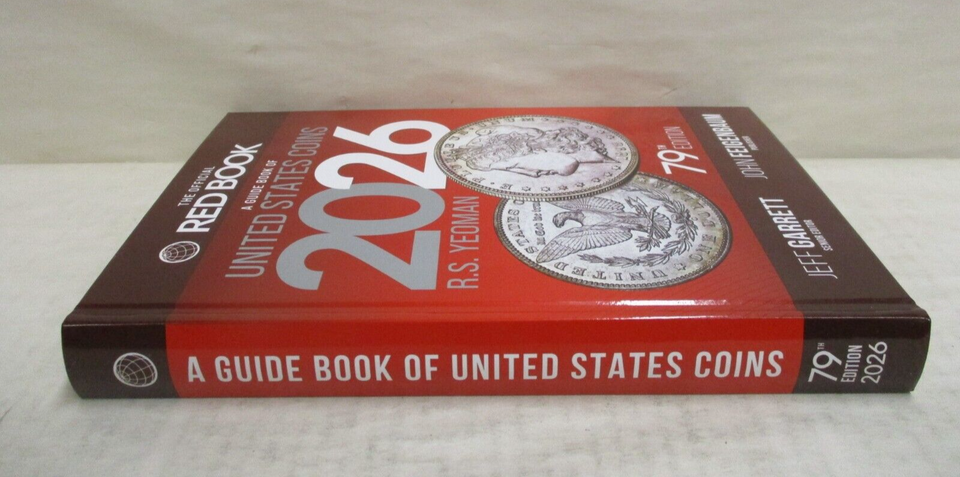 2026 Whitman Red Book United States Coins 79th Ed Hardcover Price Guide ...
