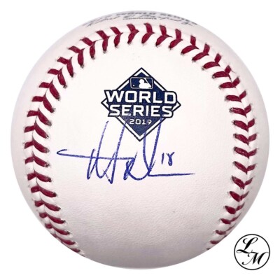 Matt Adams Washington Nationals Signed 2019 World Series Baseball JSA ...