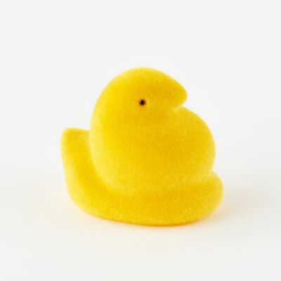 Yellow Flocked Peep, Med, PVC 6" Spring Decor ~NEW~ | eBay