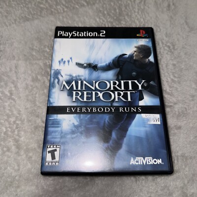 Minority Report Everybody Runs Sony PlayStation 2 PS2 Complete Tested ...