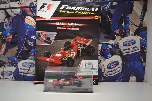 PANINI F1 CAR SERIES - 1971 MARCH 711 RONNIE PETERSON - 1/43 scale ...