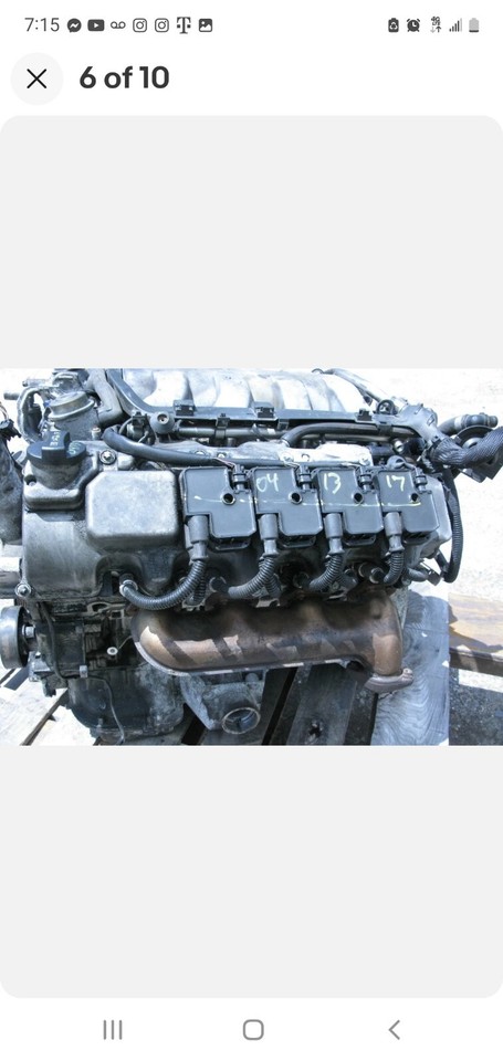 Mercedes S430 4.3L Complete Engine Motor Assembly 170k Can Ship Just ...