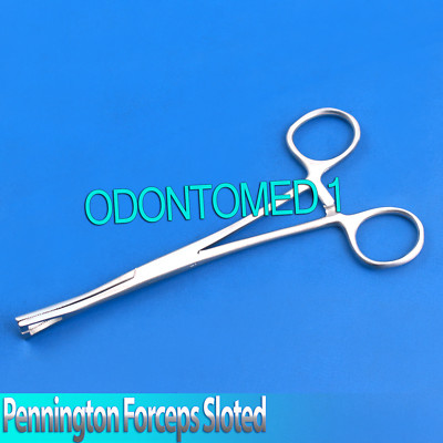 Professional Pennington Forceps Sloted 6" Body Piercing Surgical ...