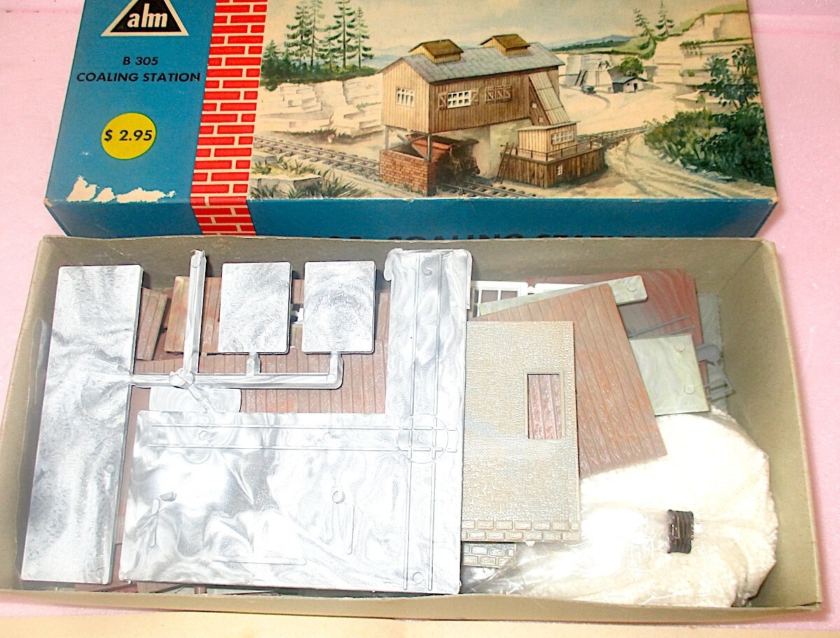 Vintage AHM B-305 ho COALING STATION Model Kit NEW IN BOX & COMPLETE | eBay
