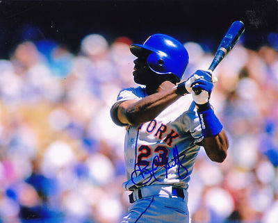 BERNARD GILKEY NEW YORK METS ACTION SIGNED 8x10 | eBay