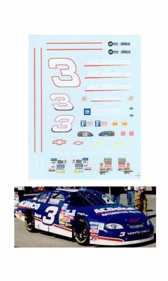 1998 #3 AC Delco decal AFX Tyco Lifelike 1/64 scale | eBay