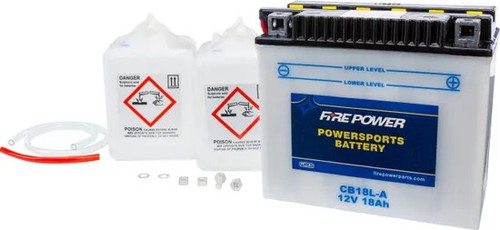 Fire Power HD 12V Battery w Acid Pack CB18L-A Honda Sabre 1100 V65 84 ...