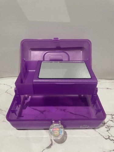 Vintage CABOODLES JELLIES PURPLE SPARKLE glitter cosmetics craft ...