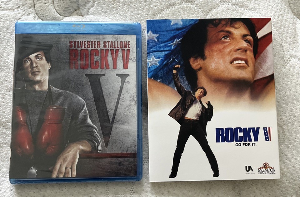 Rocky 1, II 2, III 3, IV 4, V 5 Blu-ray Set w/CBS FOX VHS Style ...