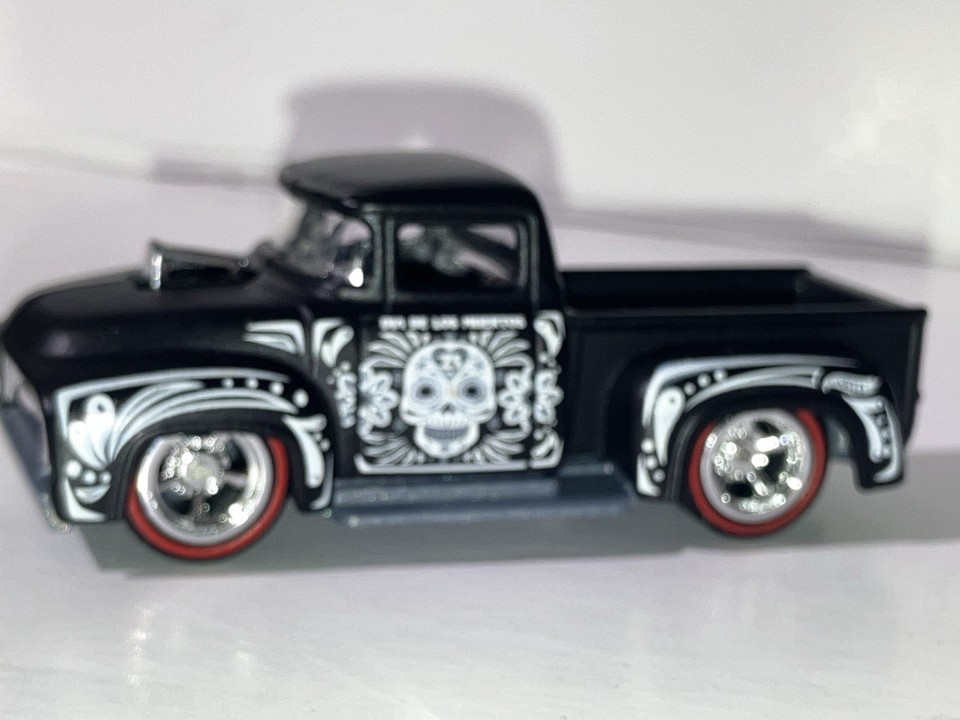 2025 Hot Wheels Black Custom 56 Ford Pickup Truck Celebration Racers ...