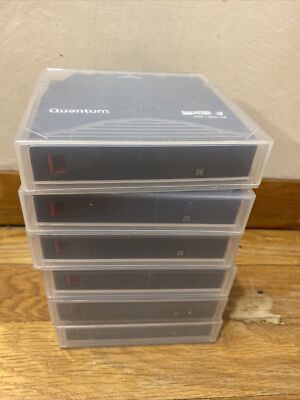 Lot Of 6 Quantum Ultrium 3 Data Cartridge 800 GB Used See Notes | eBay