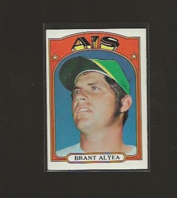 1972 TOPPS BRANT ALYEA #383 EX MID GRADE | eBay