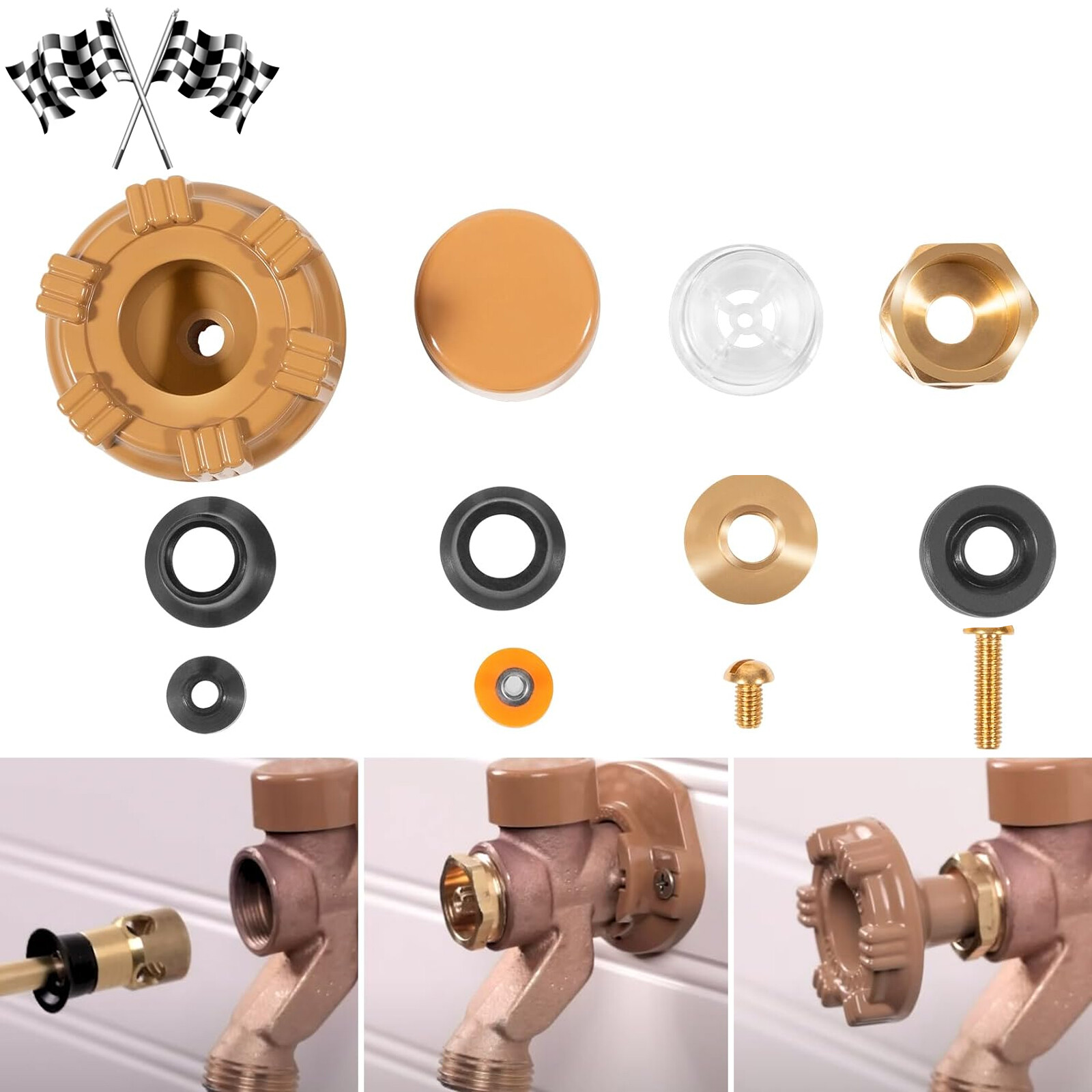 RK-17MH Repair Kit Metal Handle Repair Kit, for Woodford Model 17 ...