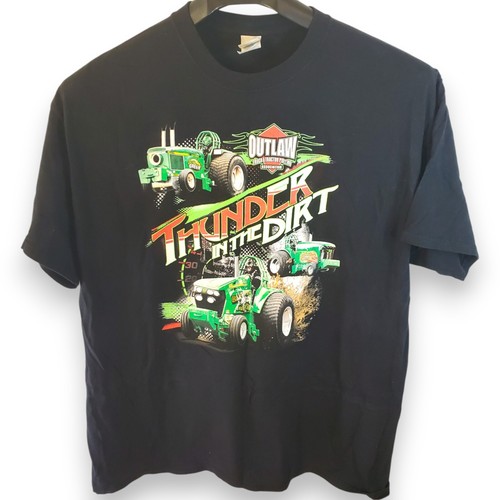 John Deere Outlaw Truck Tractor Pulling T-Shirt Men's XL VTG "Thunder ...