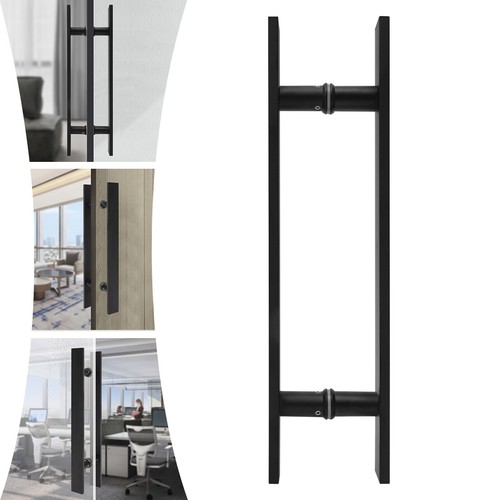 Double Sided Stainless Steel Door Handle, 2* Pull Push Sliding Barn ...