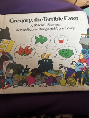 Children's Book GREGORY, THE TERRIBLE EATER Mitchell Sharmat HARDCOVER ...