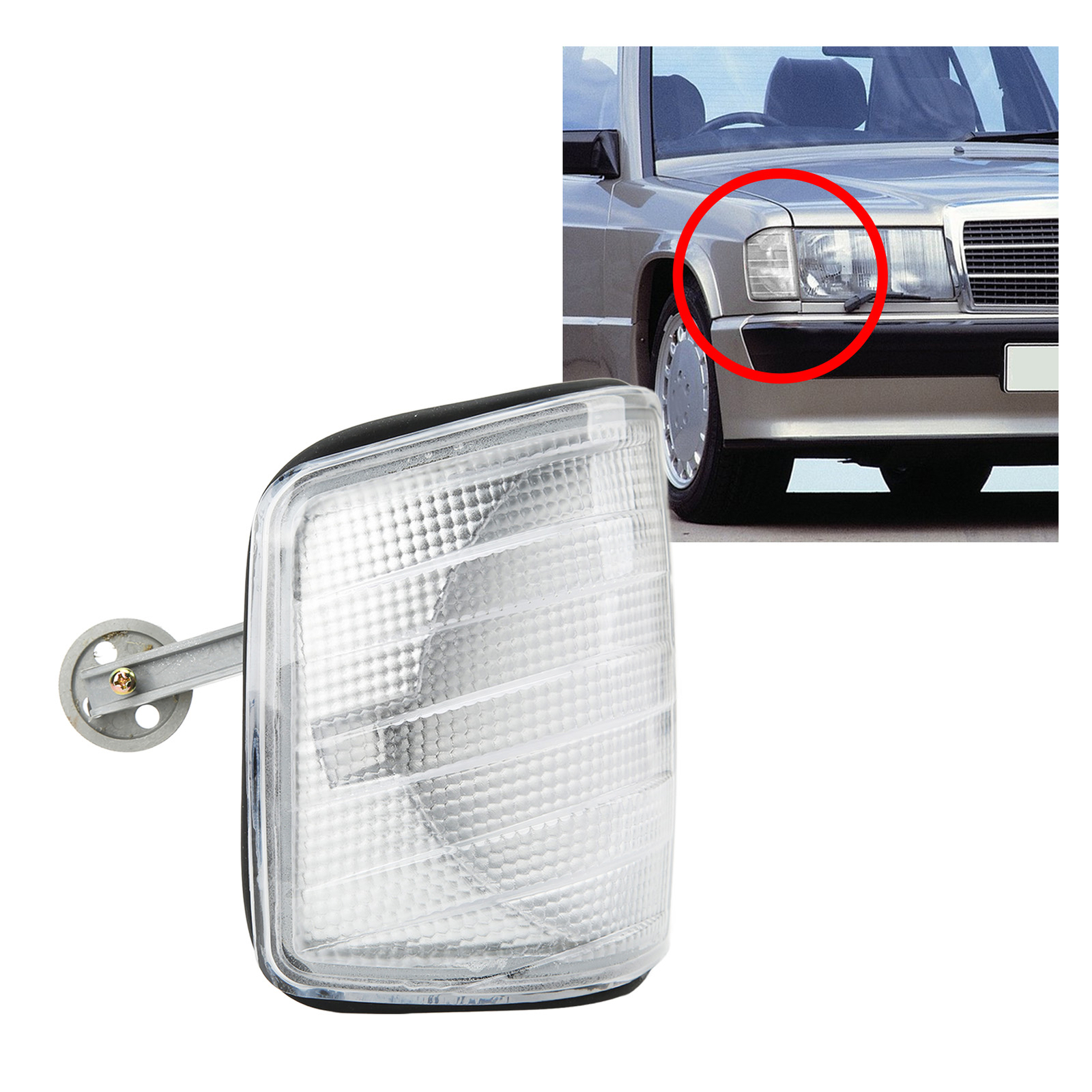 ZZ1 Car Front Corner Light Scratch Resistant Turn Signal Lights ...