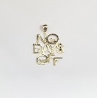Real 10k Yellow Gold No Days Off Charm Pendant 10kt Gold | eBay