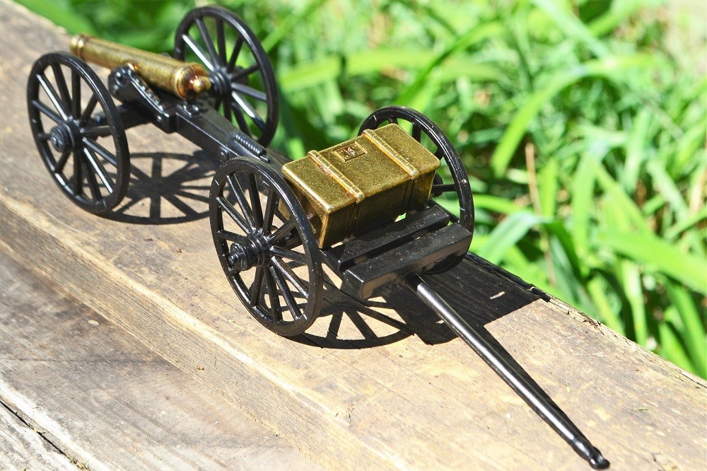 Denix Replica Civil War Miniature Napoleonic Cannon & Limber ...