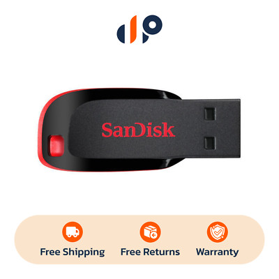 SanDisk Cruzer 128GB USB 2.0 Flash Drive (SDCZ36-128G-B35) | FREE TWO ...