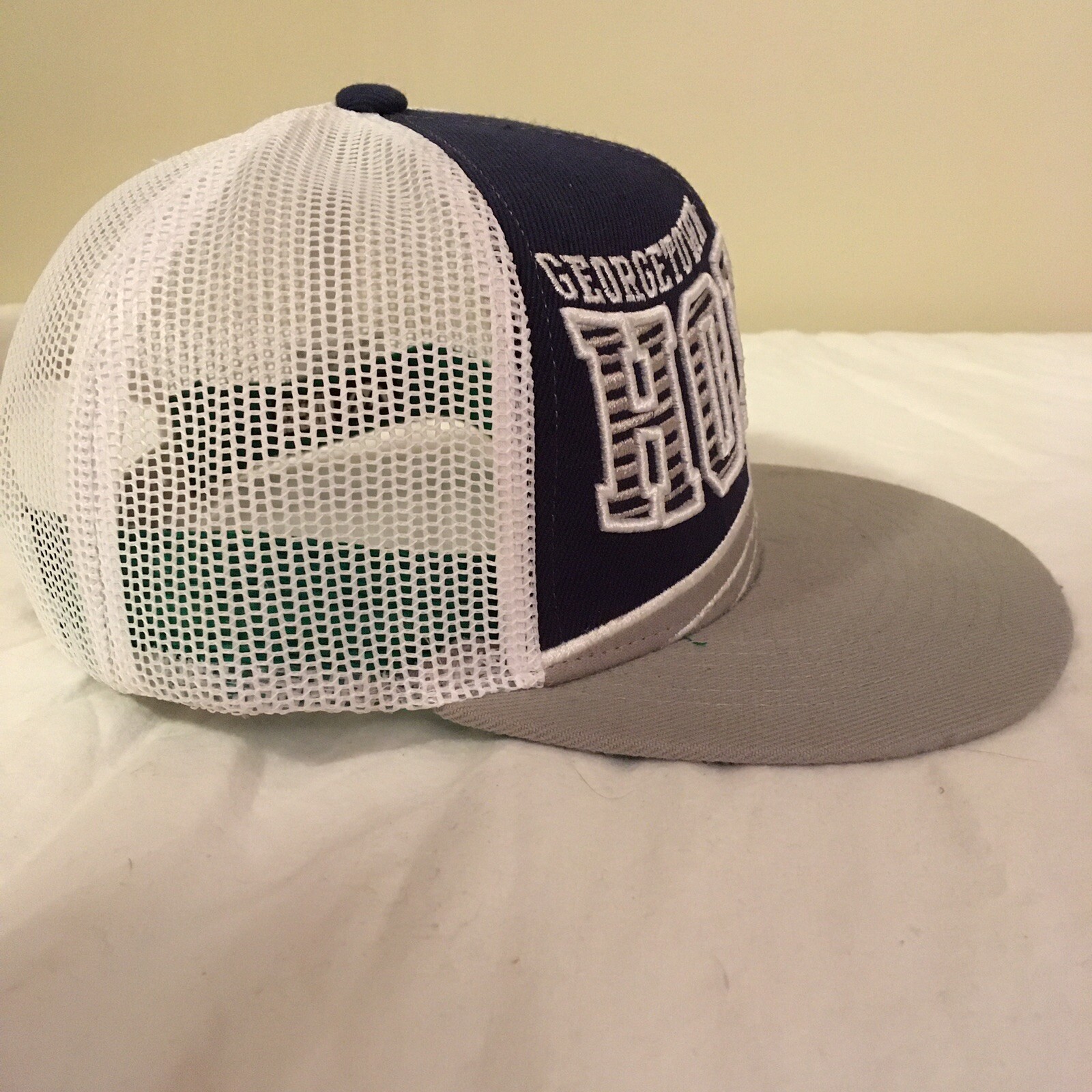 Top Of The World Georgetown Hoyas Hat Cap Snapback Blue White Gray Mesh ...
