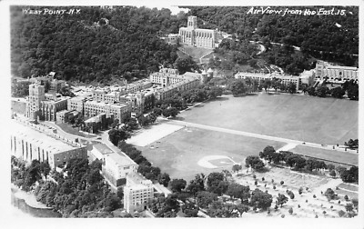 West Point New York aerial view from the east 15 B & W RPPC | eBay
