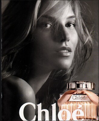 2014 Print ad Chole` Fragrance Pretty Model photo long hair 06/11/23 | eBay