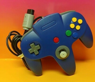 Blue 3rd party unbranded Nintendo 64 N64 Controller Working + Tested | eBay