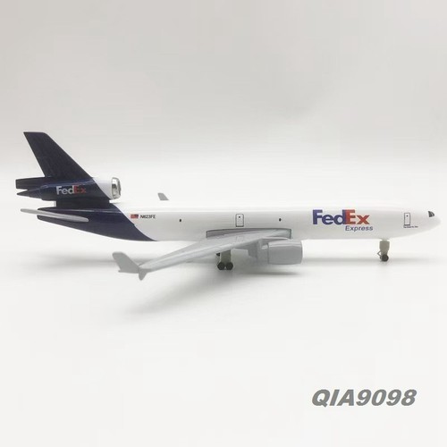 New About 20cm Length Fedex Express MD-11 Aircraft Diecast Metal Model ...