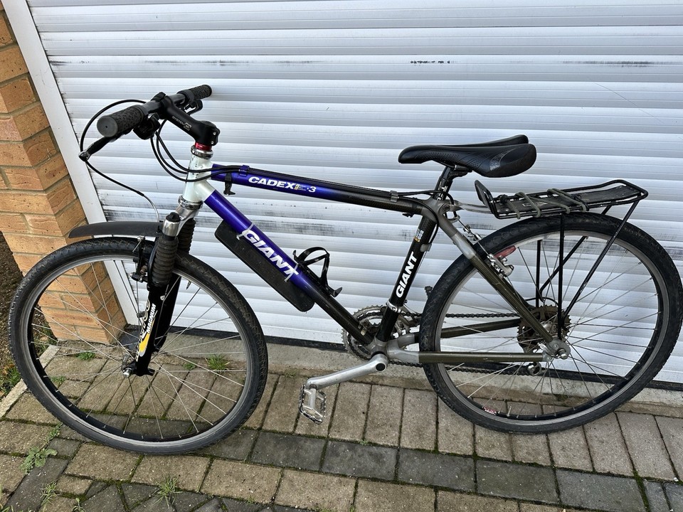 Giant Cadex Retro Mountain Bike Frame Carbon Fibre 26” Wheels Manitou ...