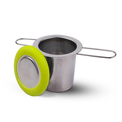 Tea Infuser Stainless Steel Tea Strainer Folding Handle Tea Filter ...