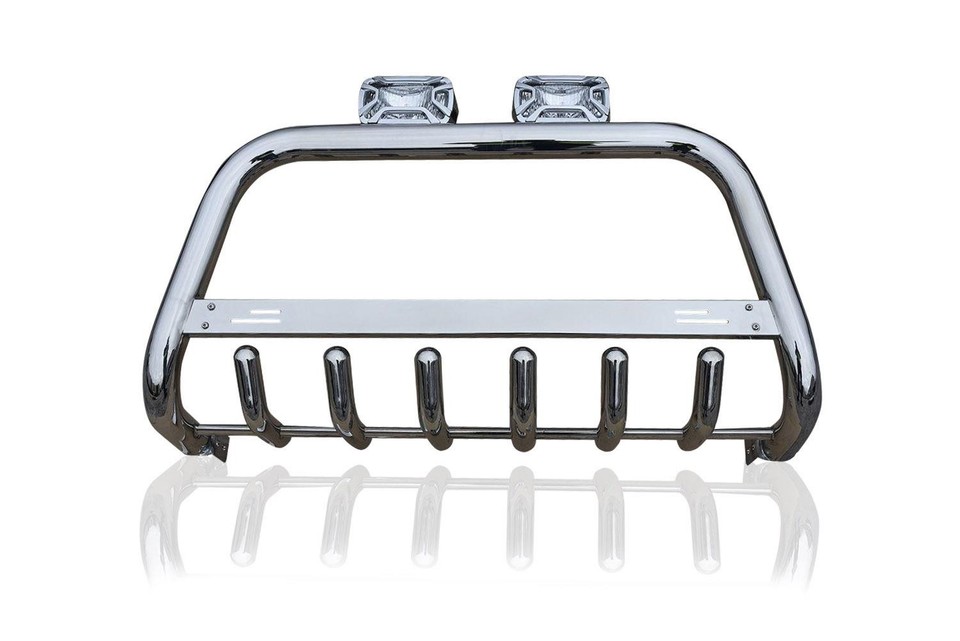 Chrome Stainless Steel Bull Bar To Fit Peugeot Partner Rifter 2019 ...