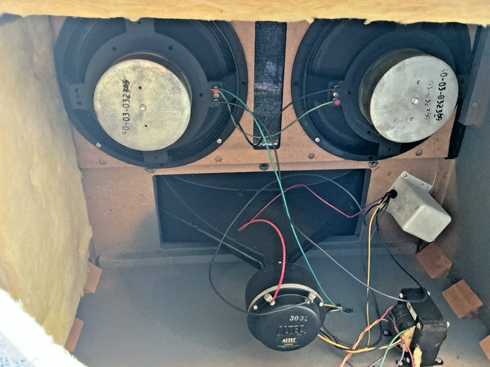 ALTEC 9844A Vintage Commercial Audio Speaker 811-B Horn 806A Driver 414 ...