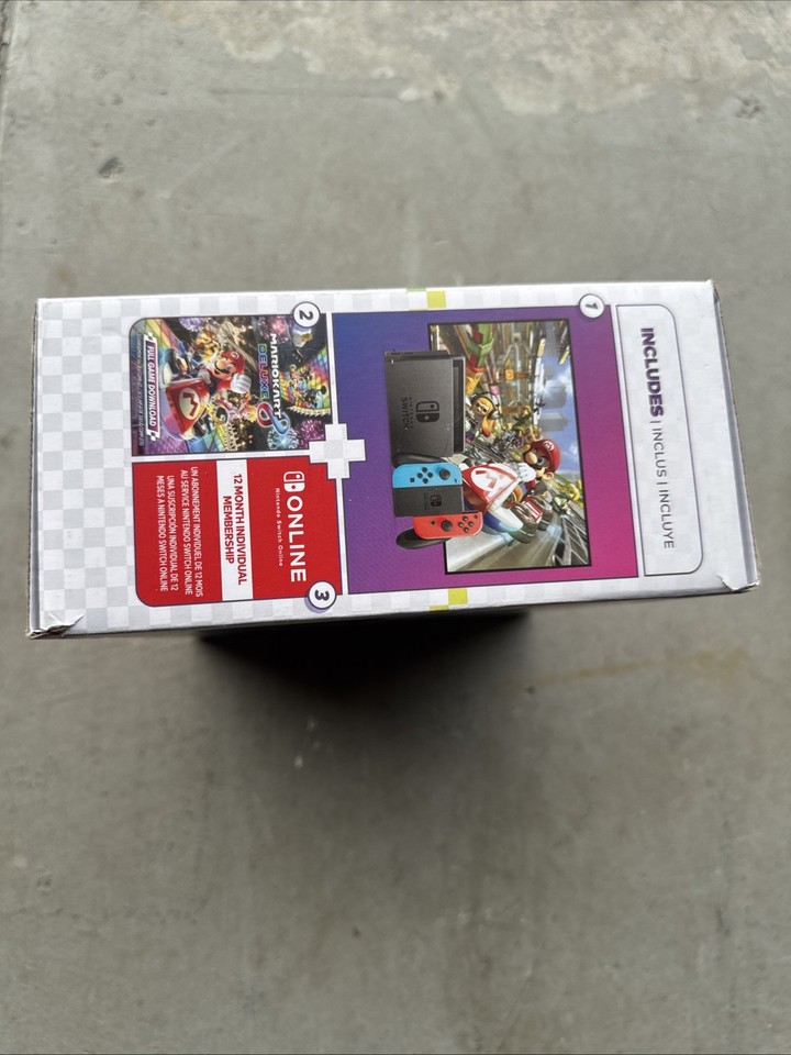 Nintendo Switch: Mario Kart 8 Deluxe Bundle 12 months Nintendo Switch ...