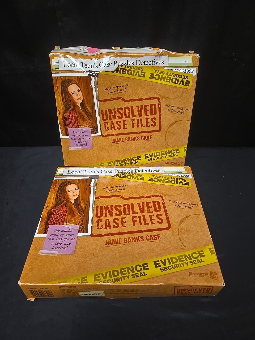 2pc Lot Unsolved Case Files Jamie Banks Case Game Ages 14+ Damaged Box ...