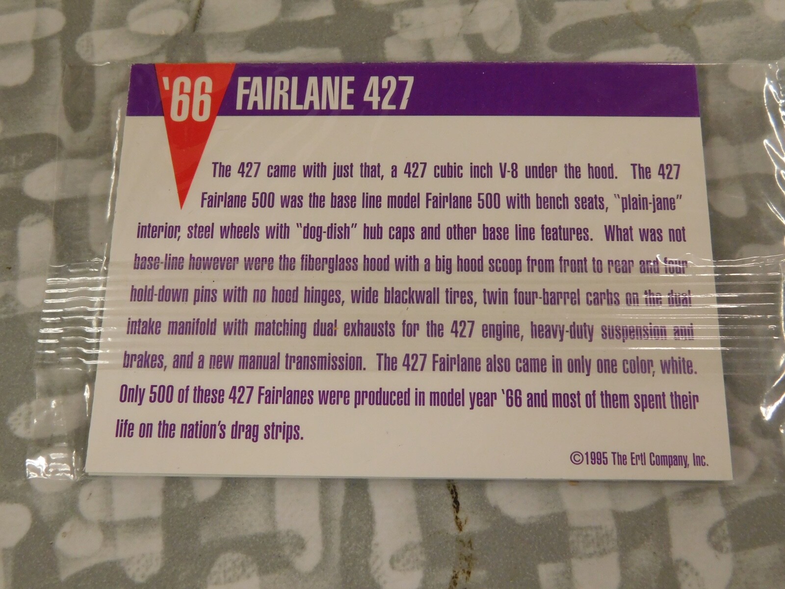 AMT/Ertl 50th Anniversary collectible cards | eBay