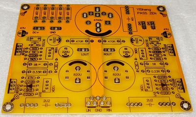 PCB For PASS ZEN Single-end Class A Headphone Amplifier 5w DC 24V Board ...
