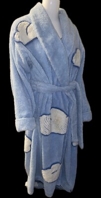 Rare Vtg Canyon Group Damze BLUE Victoria Secret Robe CLOUDS Bathrobe ...