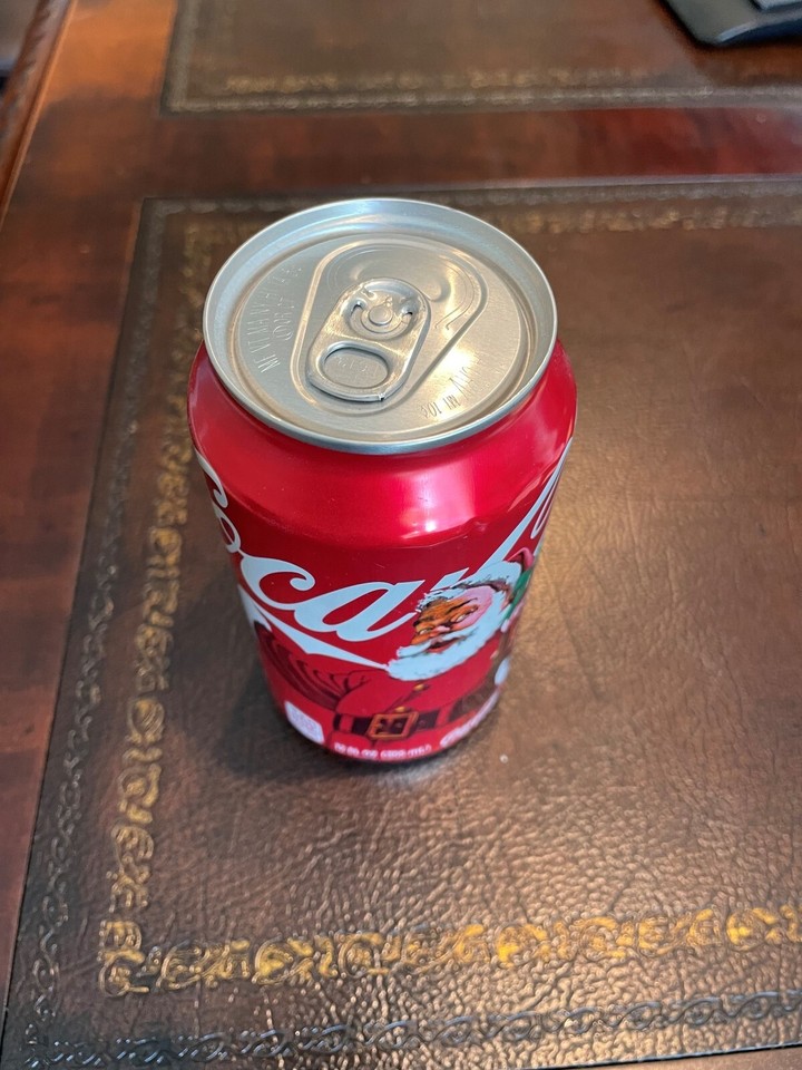Unopened Coke Can Nearly Empty - Collectible Factory Error - Rare Santa ...