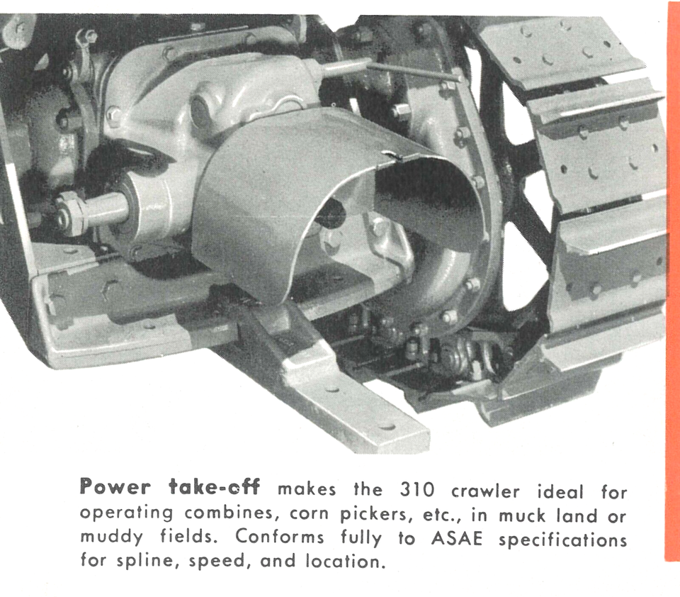 J.I. Case 310 Agricultural Crawler Farm Tractor Dozer Sales Color ...