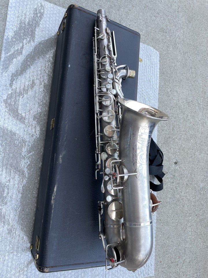 BUESCHER TENOR SAXOPHONE 1928 CHU BERRY NEW WONDER ORIGINAL SERIAL NO ...