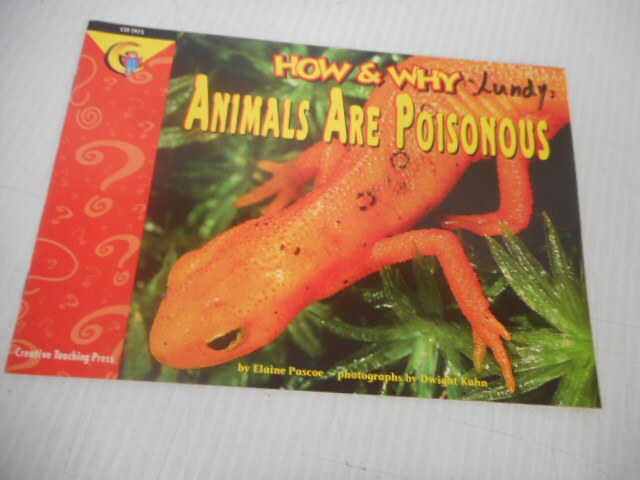 How and Why Animals Are Poisonous by Elaine Pascoe (2000, Trade ...