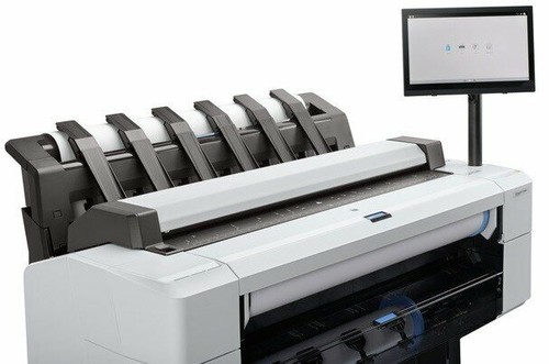 HP Designjet T2600 36 inch Plotter Copier Scanner Wide Format Dual Roll ...