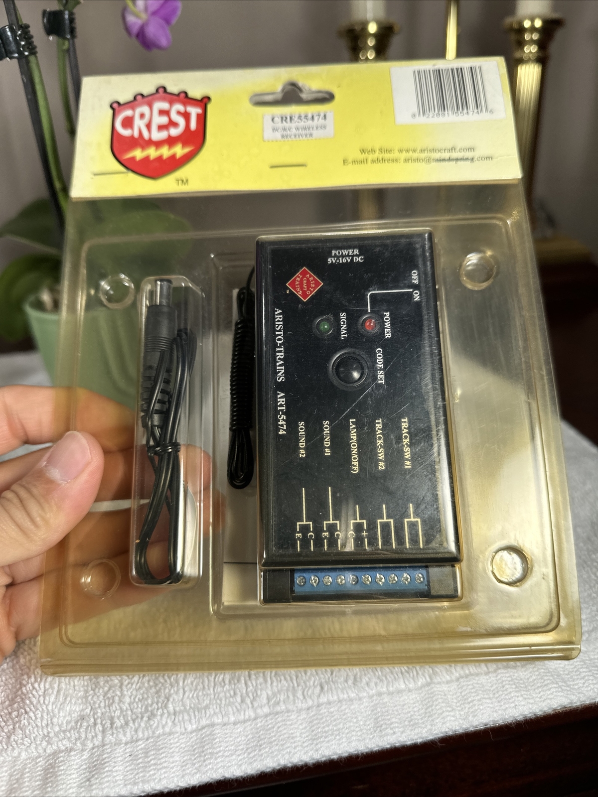 NEW Crest Electronics Aristo Craft Trains CRE55474 DC/RC Wireless ...