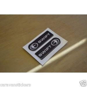 SWIFT - (RESIN DOMED) - Caravan Dent Covers Stickers Decals Graphics ...
