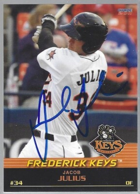 Jacob Julius 2011 Choice Sportscards Frederick Keys #12 IP autograph ...