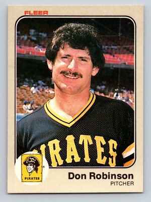 1983 Fleer Baseball #319 Don Robinson Pittsburgh Pirates | eBay