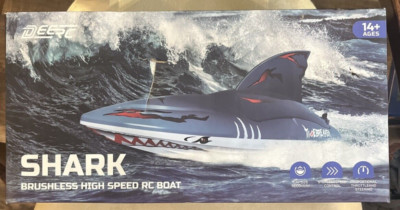 DEERC shark Brushless High Speed RC Boat Open Box | eBay