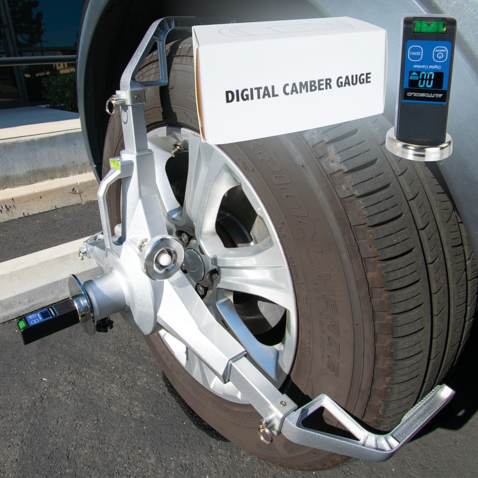 Magnetic Digital Camber and Castor Gauge for Wheel Alignment | eBay